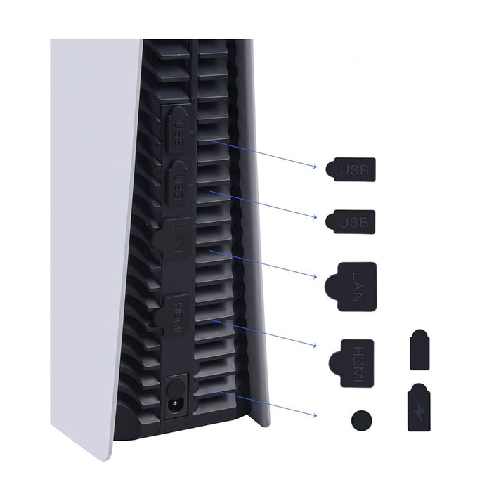 Silicone Dust Plugs Set For PS5 Ports – Venture Games
